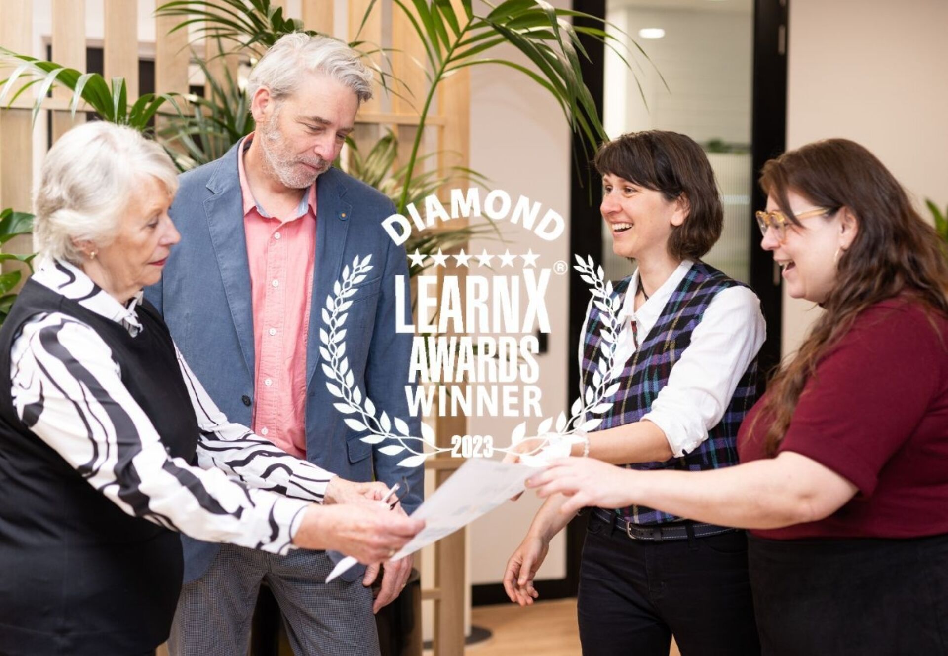 eWorks wins Diamond at 2023 LearnX Awards | eWorks