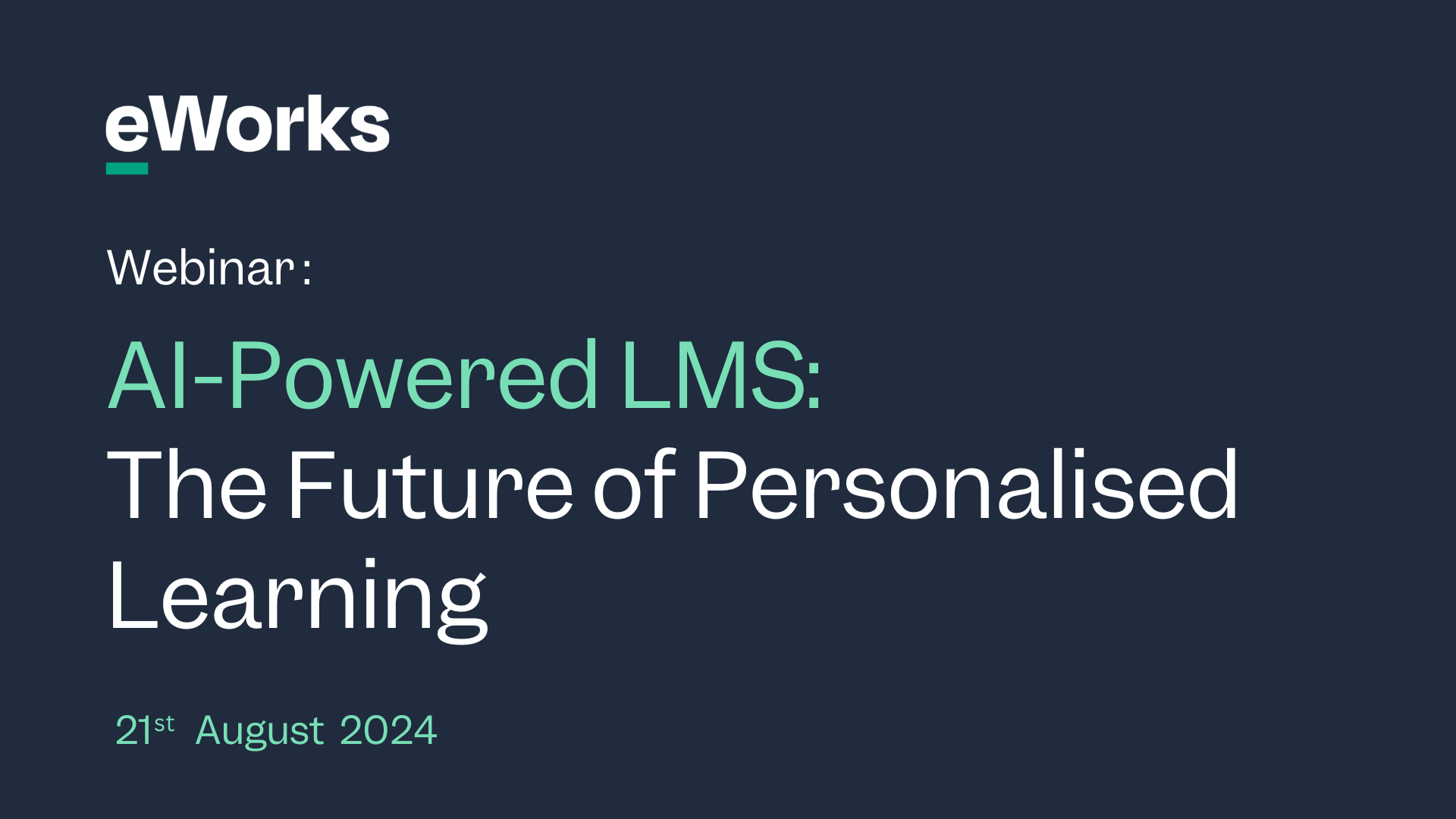 AI-powered LMS: The future of personalised learning | eWorks